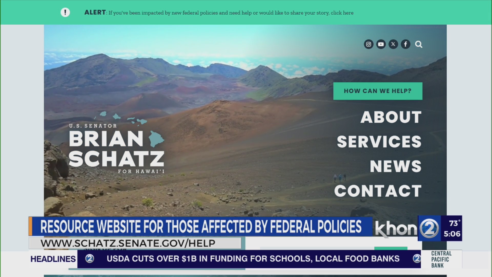 U.S. Senator Schatz launches new website to help those impacted by ...