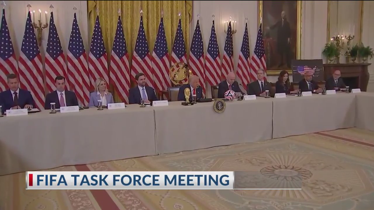 President Donald Trump joins meeting with FIFA task force – KSNT 27 News