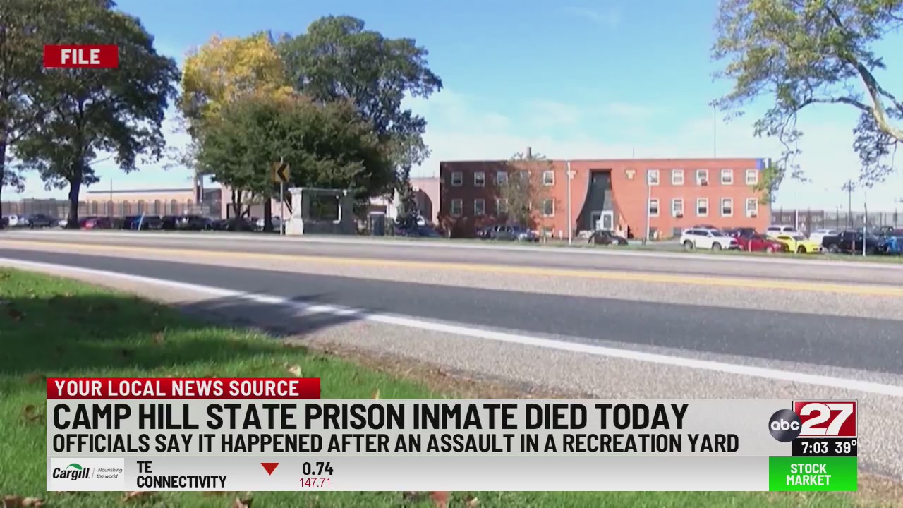 SCI-Camp Hill inmate dies after assault; authorities – ABC27