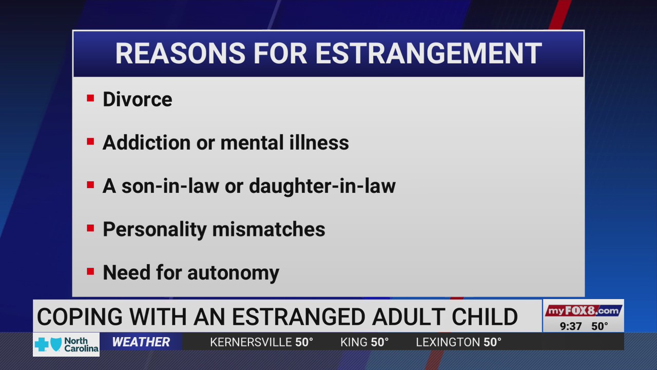 How to cope with an estranged adult child? – FOX8 WGHP