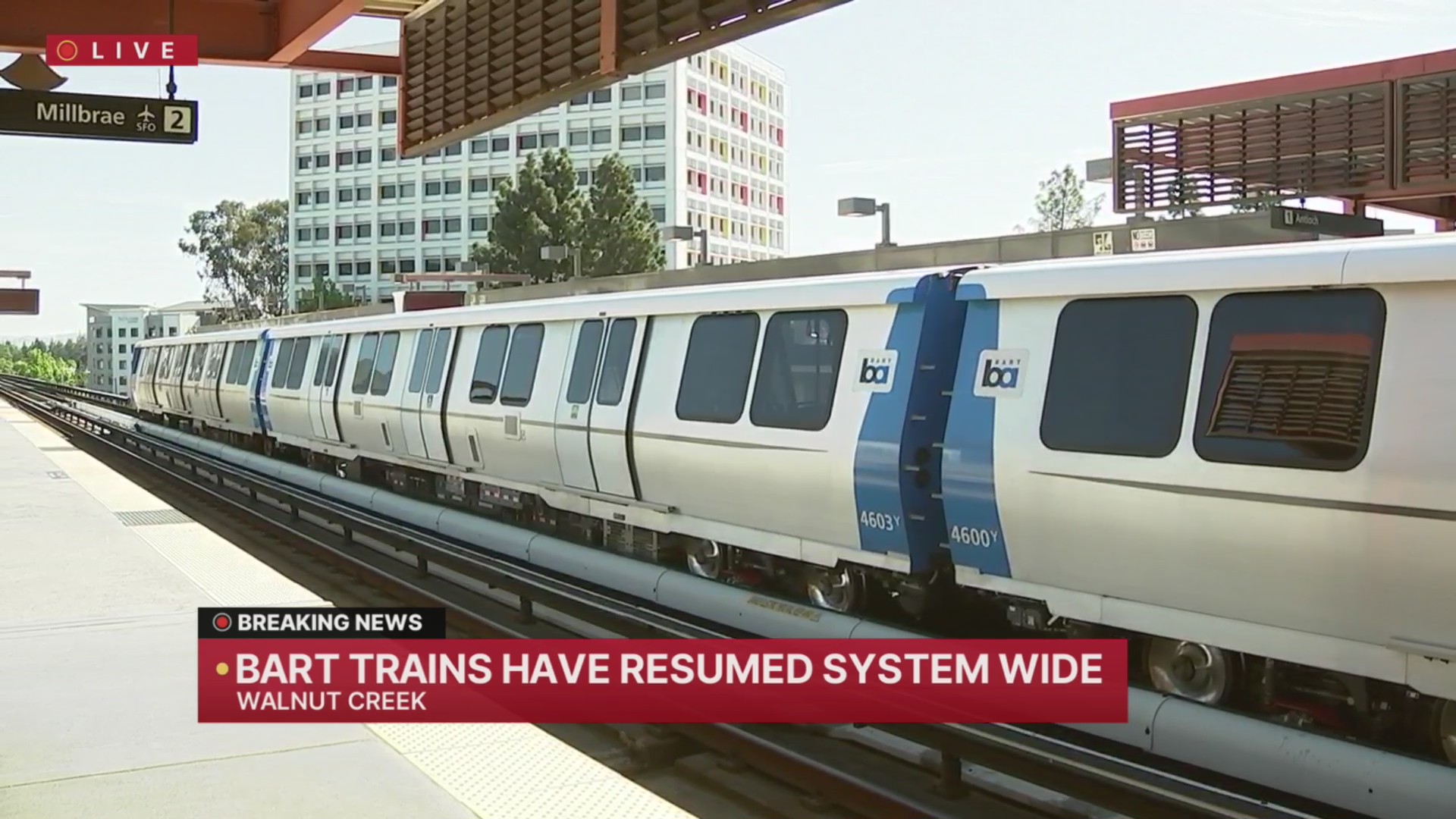 BART service resumes following systemwide shutdown – KRON4