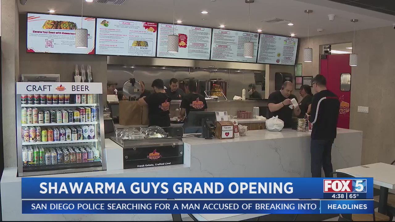 Shawarma Guys officially opens in La Mesa – FOX 5 San Diego & KUSI News
