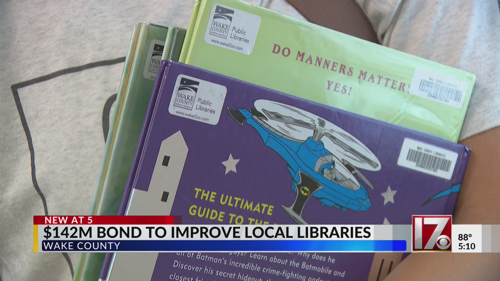 $142 million bond to improve Wake County libraries – CBS17.com