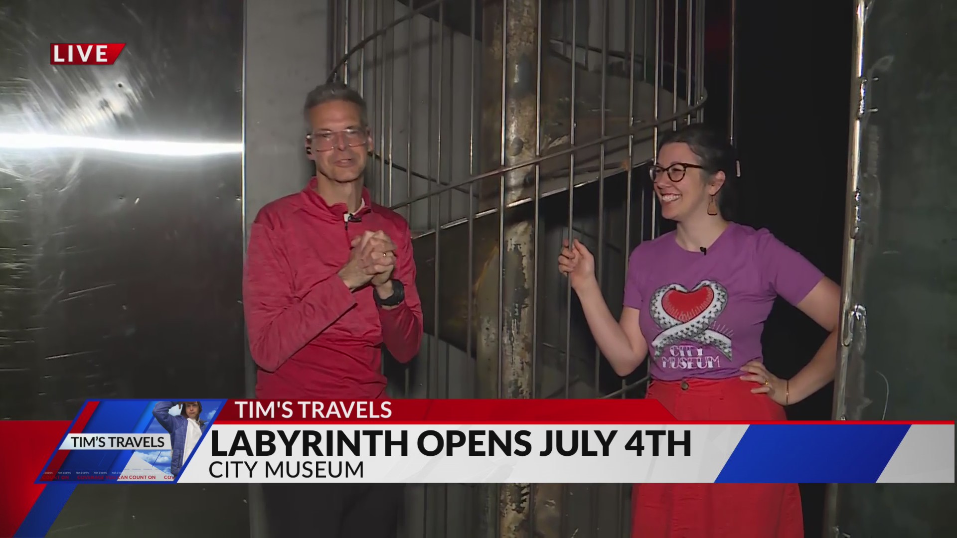 Tim’s Travels: City Museum’s Labyrinth exhibit – FOX 2