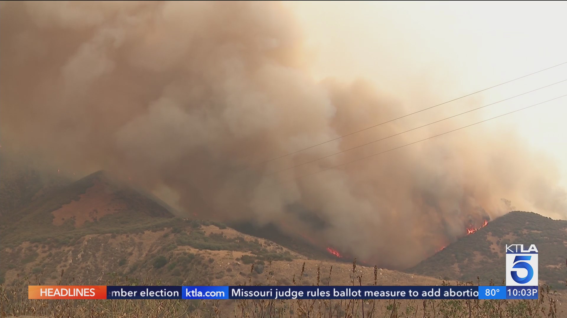 Line Fire explodes to over 20,000 acres in San Bernardino County – KTLA