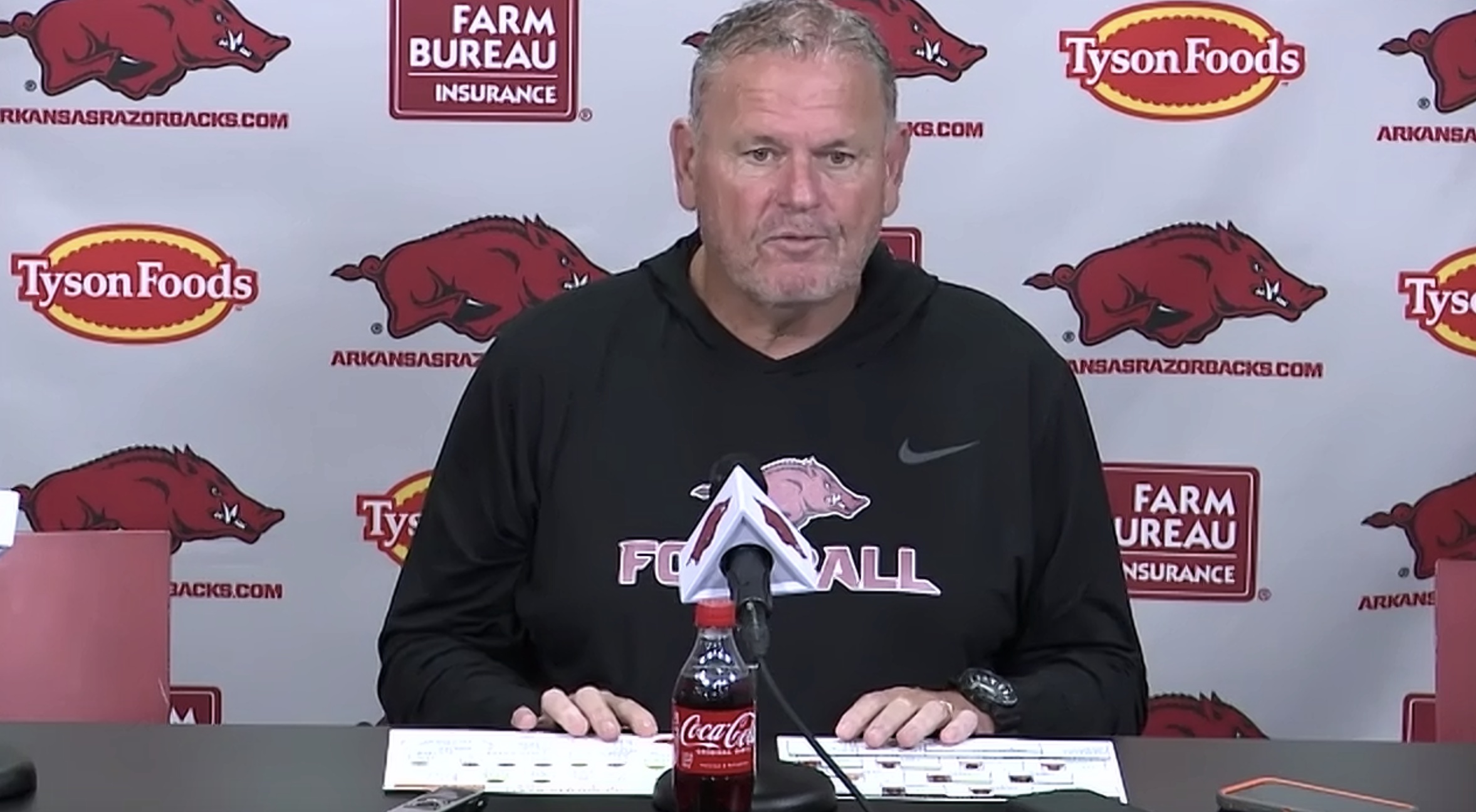 WATCH: Sam Pittman previews game with Oklahoma State – KNWA FOX24