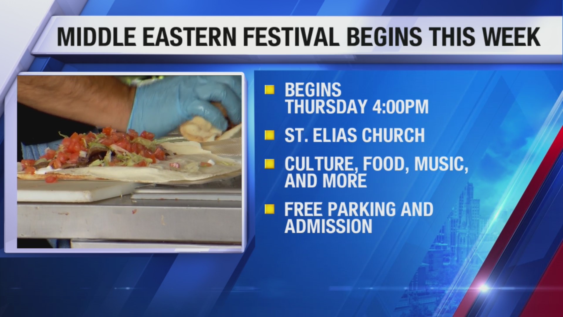 Middle Eastern Festival Begins on Thursday – WSYR