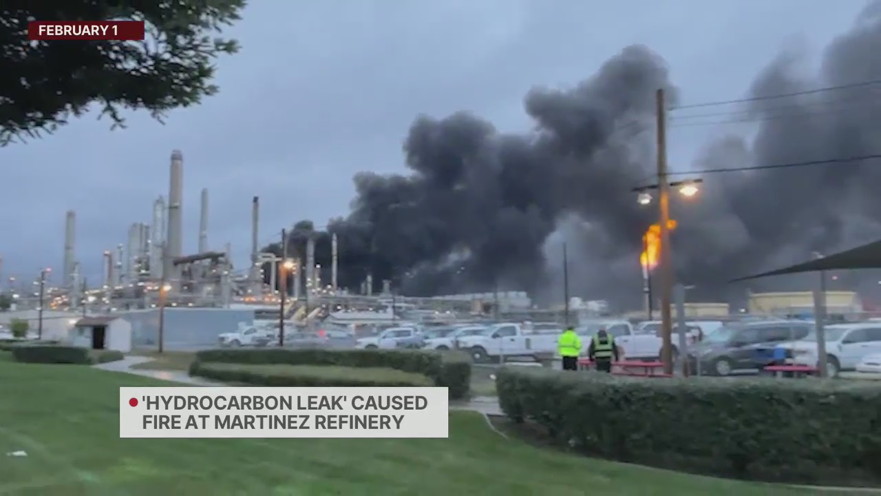 ‘Hydrocarbon leak’ caused fire at Martinez refinery – KRON4