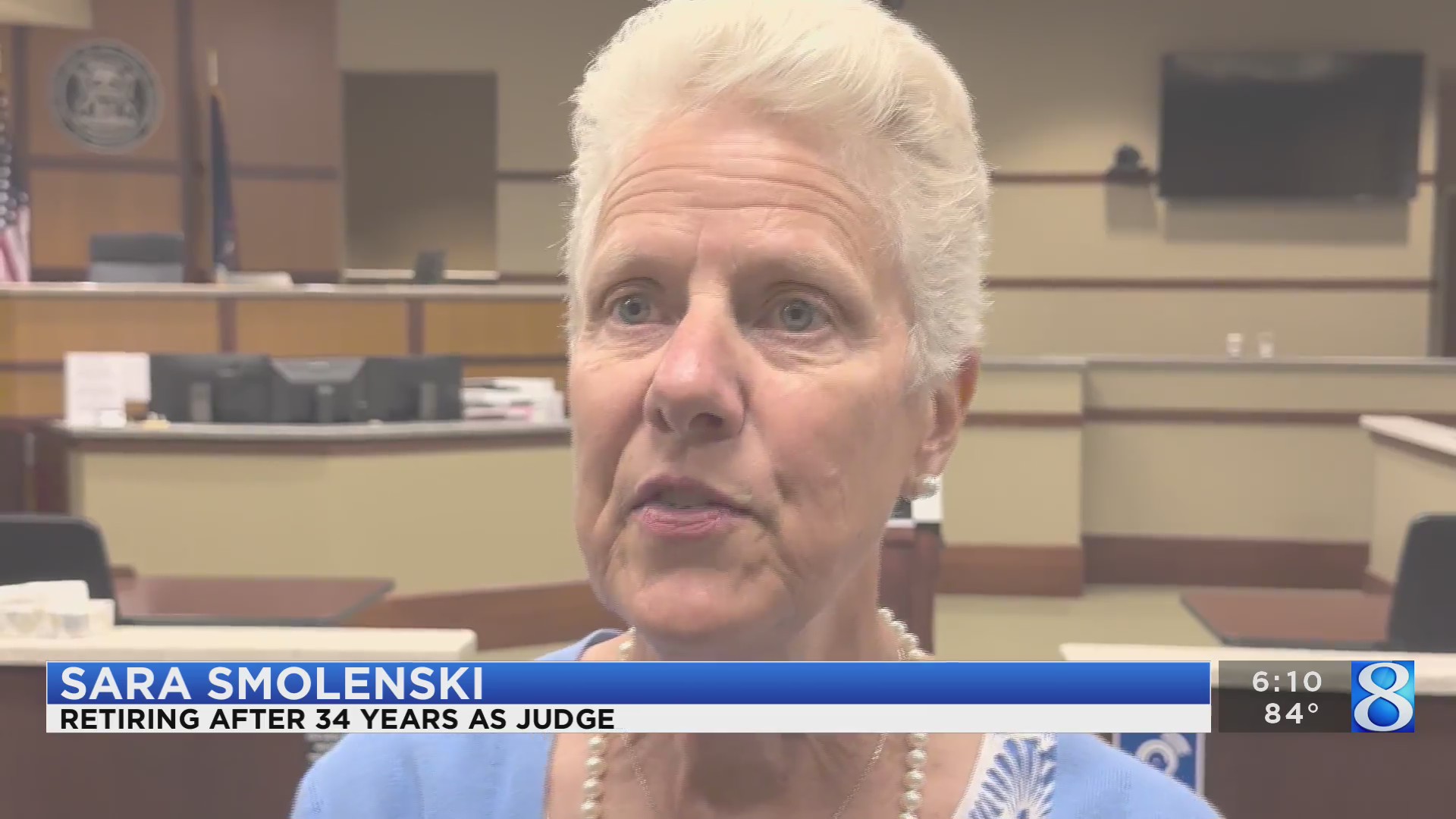 Judge Smolenski says goodbye after 34 years – WOODTV.com