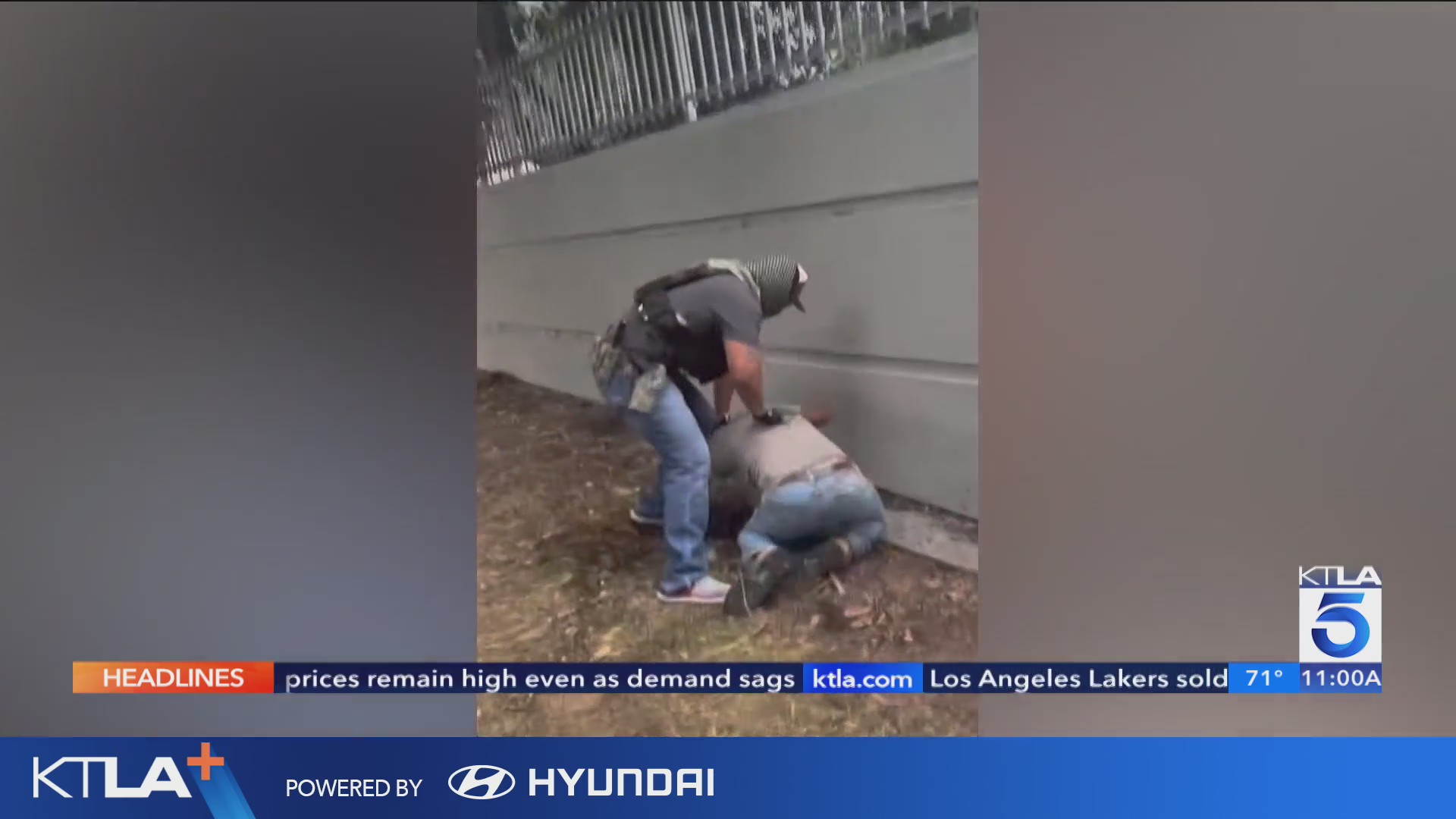 Video captures ICE agents tackling day laborers during Hollywood Home Depot raid – KTLA