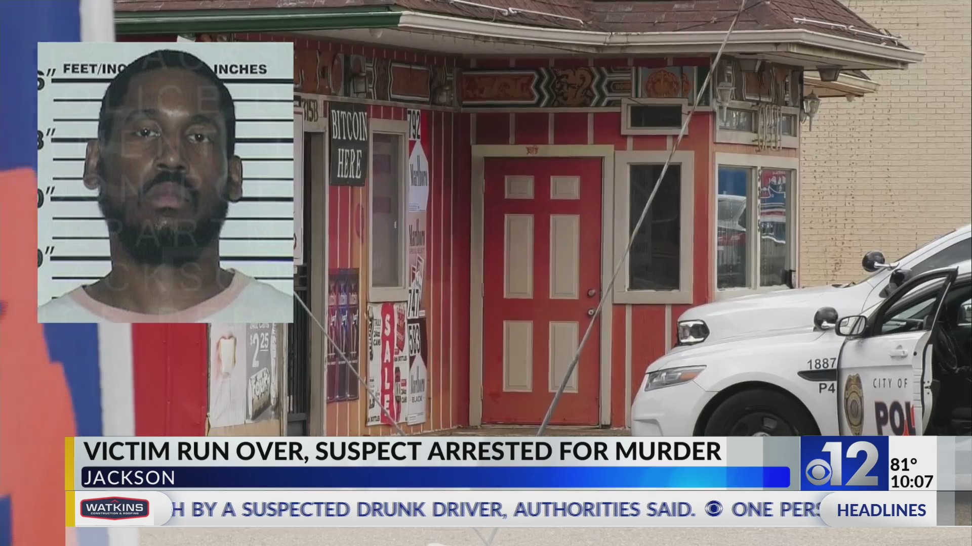 Man charged with murder after victim run over in Jackson liquor store ...