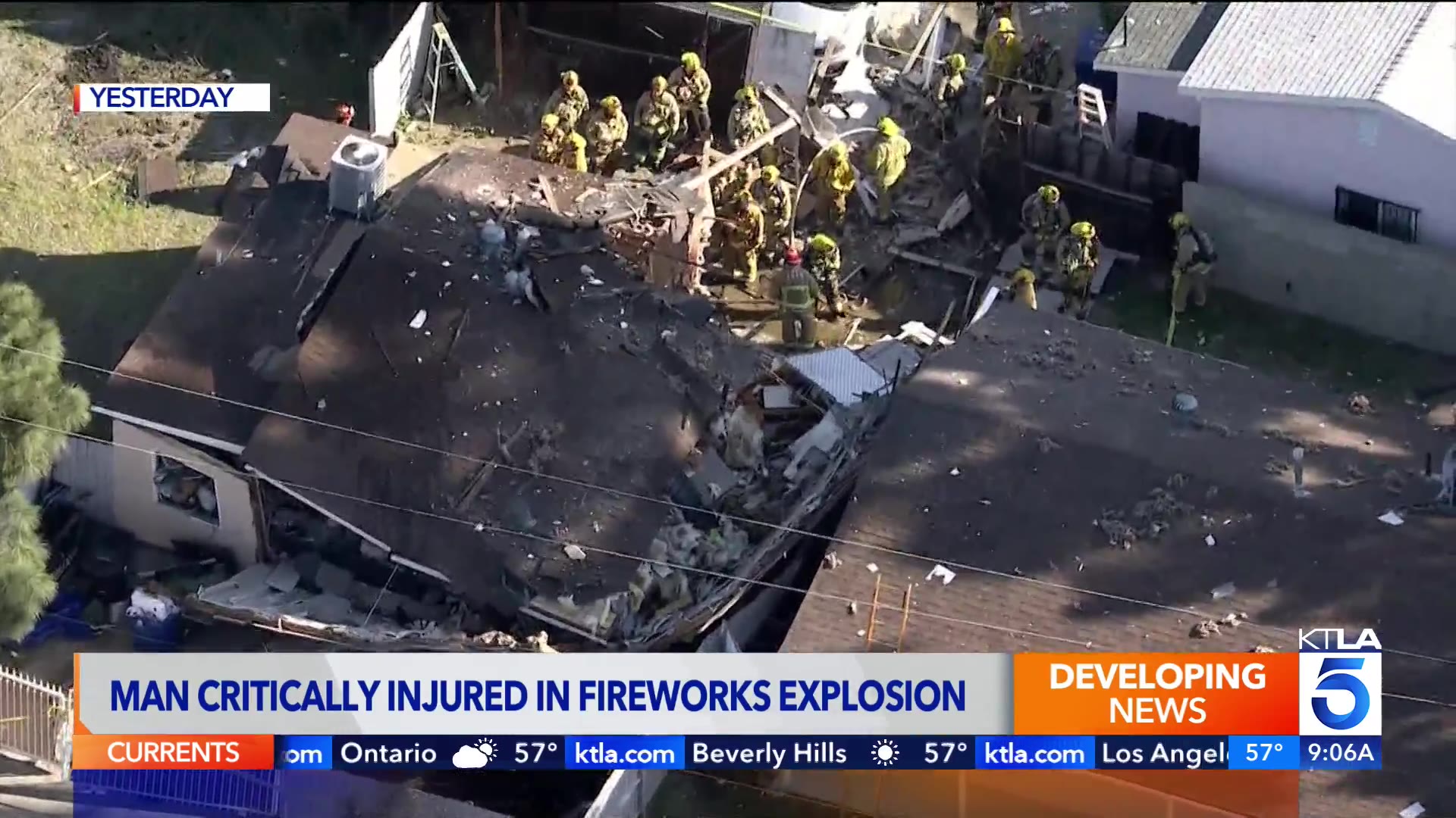 Dozens displaced after fireworks destroy Pacoima home – KTLA