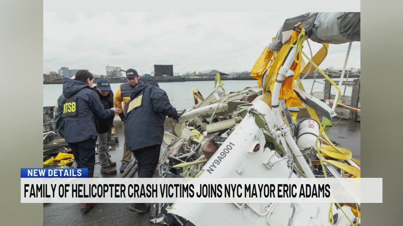 Family of helicopter crash victims joins NYC Mayor Eric Adams – NEWS10 ABC