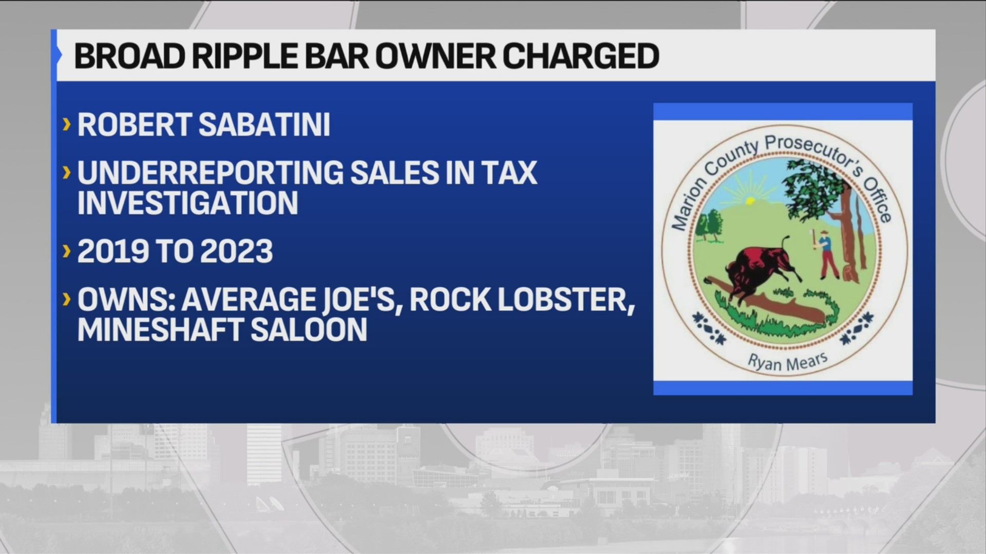 Owner of 3 Broad Ripple bars charged for underreporting sales in multi ...