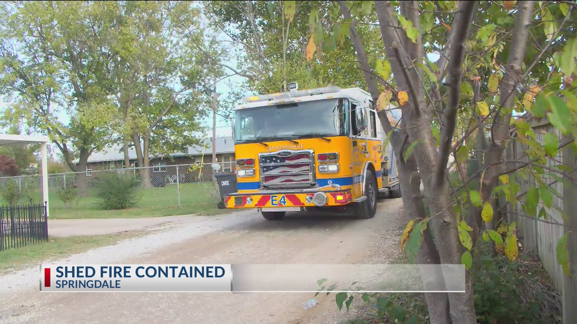 Springdale Fire Department contain shed fire – KNWA FOX24