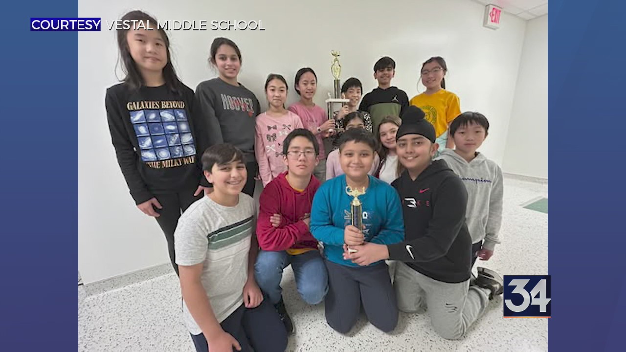 Vestal mathletes make history with three perfect scores – WIVT – News 34