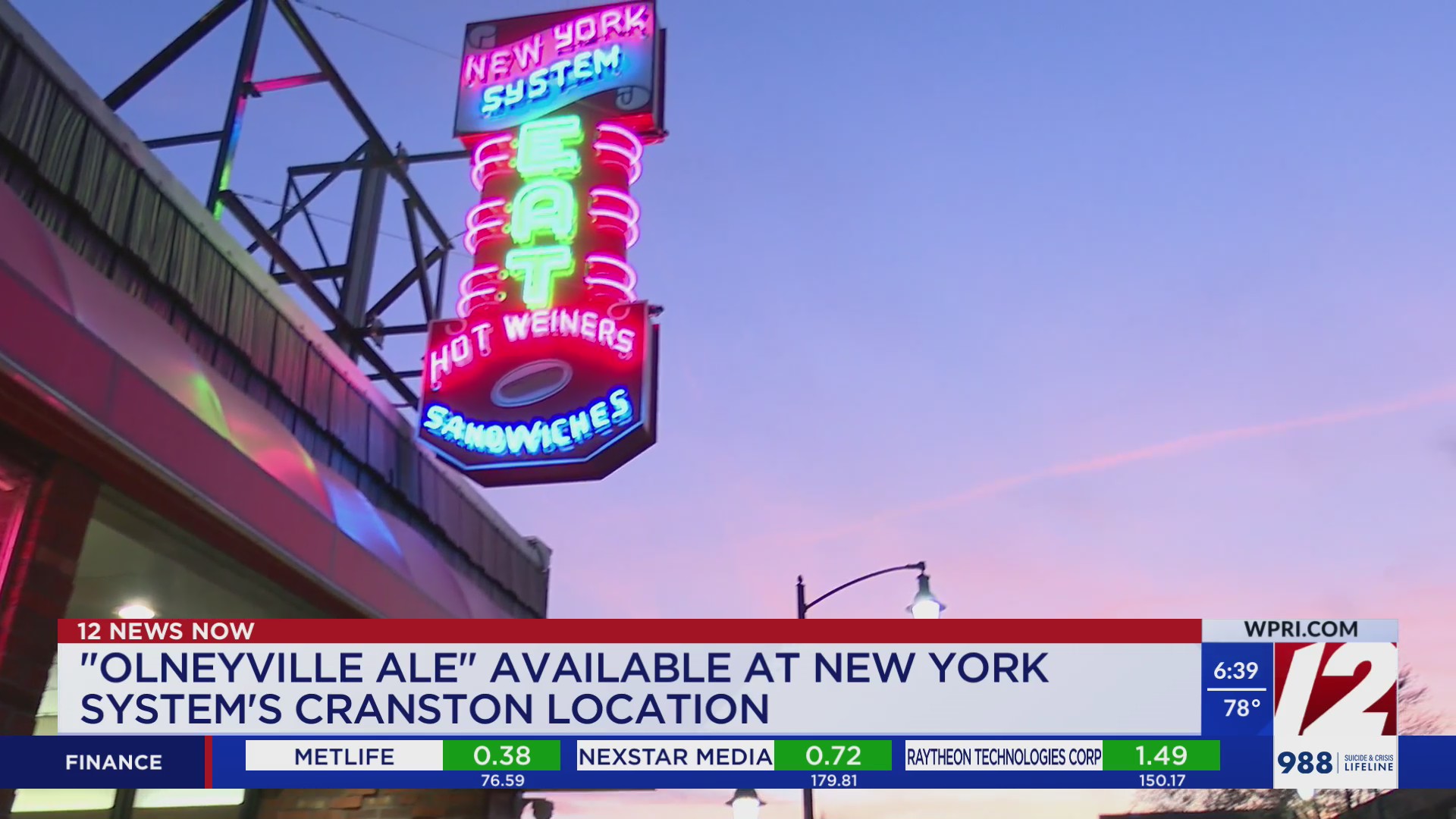 Beer now being served at Olneyville New York System in Cranston – WPRI.com