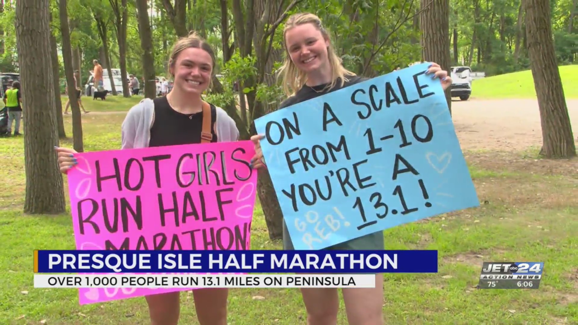 Hundreds turn on the jets for Erie’s half marathon on Presque Isle ...