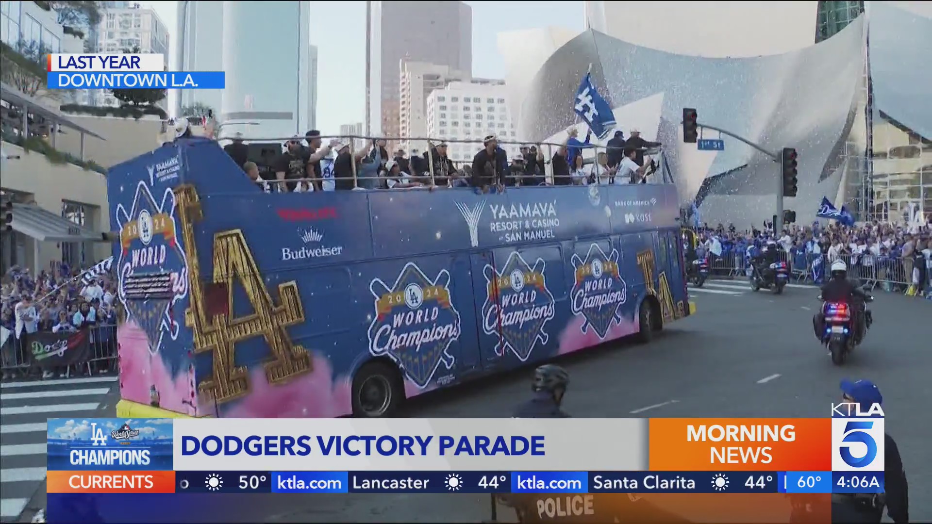 Dodgers, fans ready for victory parade Monday – KTLA