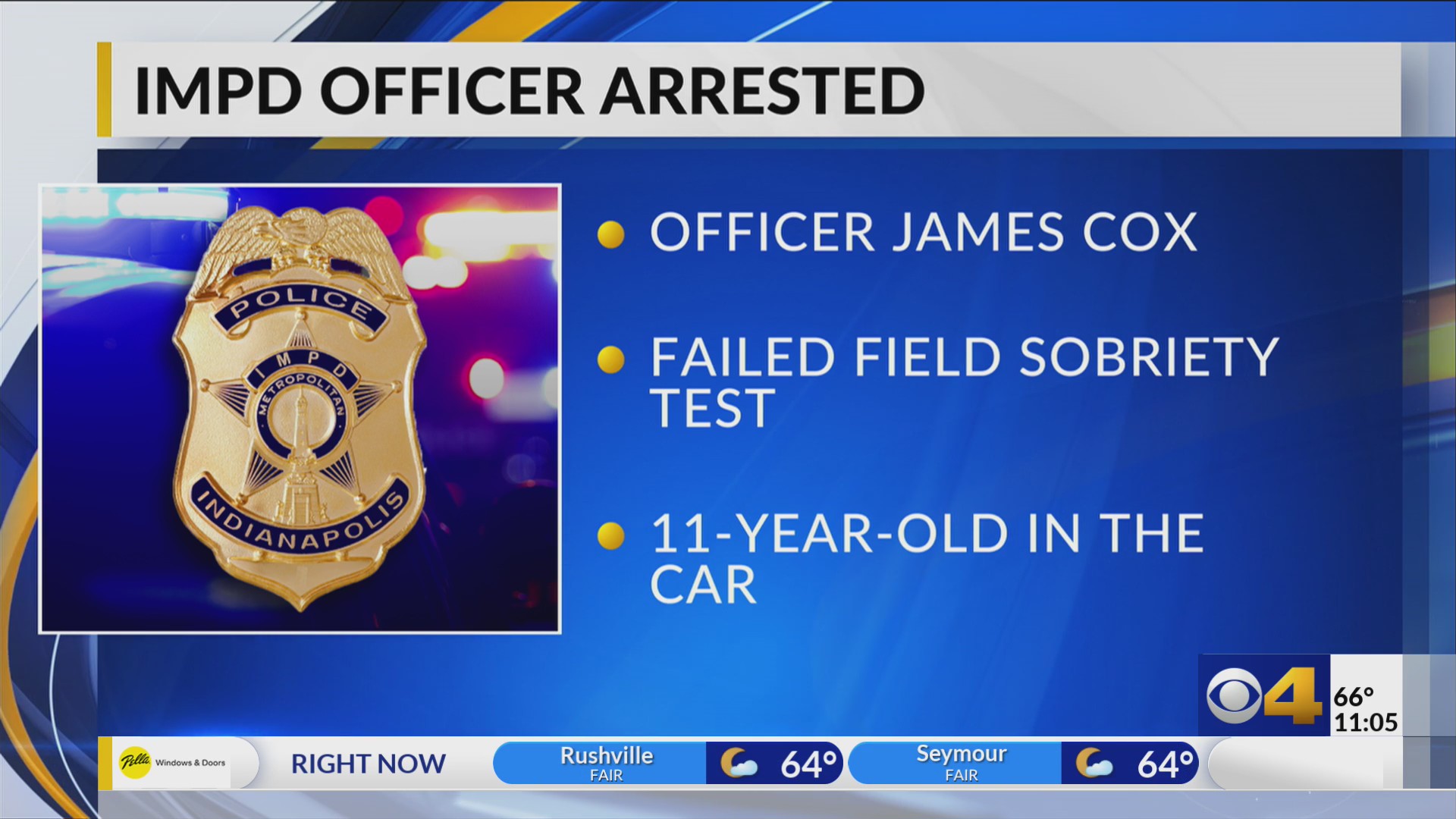 Off-duty IMPD officer arrested for drunk driving with juvenile ...