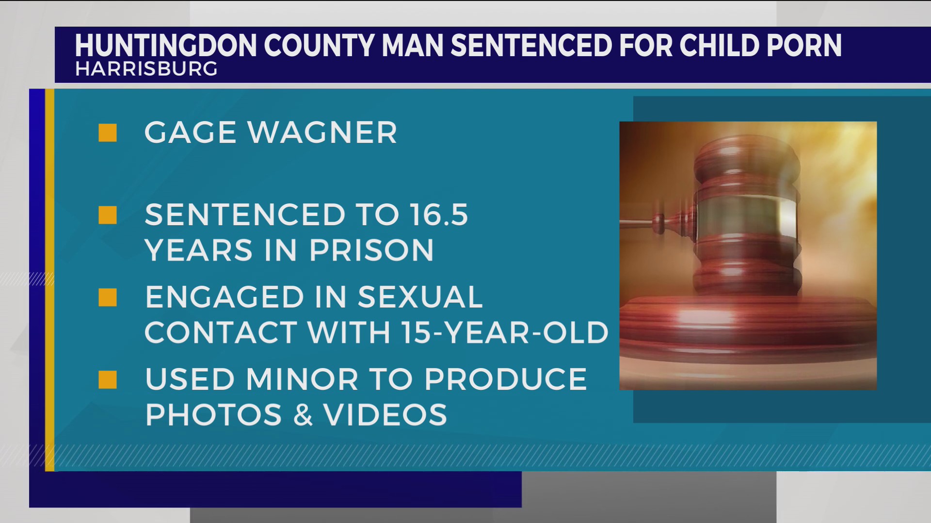 Huntingdon County man sentenced to over 16 years in prison for creating ...