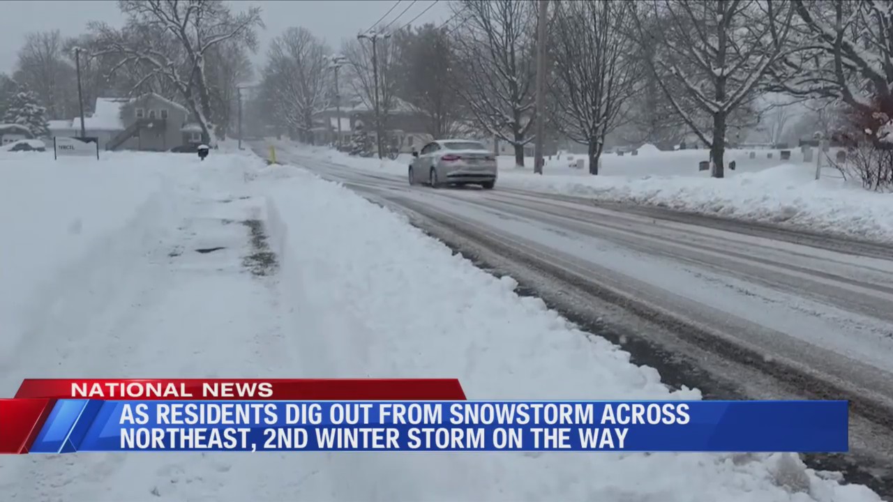 As residents dig out from snowstorm across the northeast, 2nd winter ...
