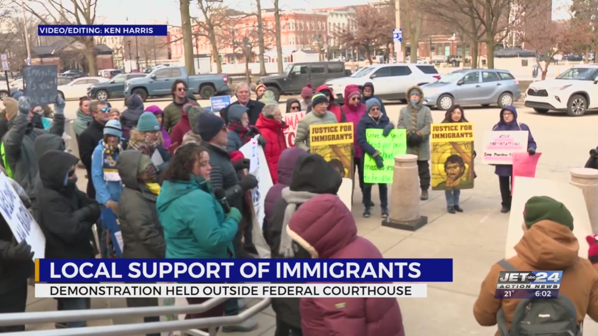 Erie religious groups protest Trump immigration policies in downtown ...