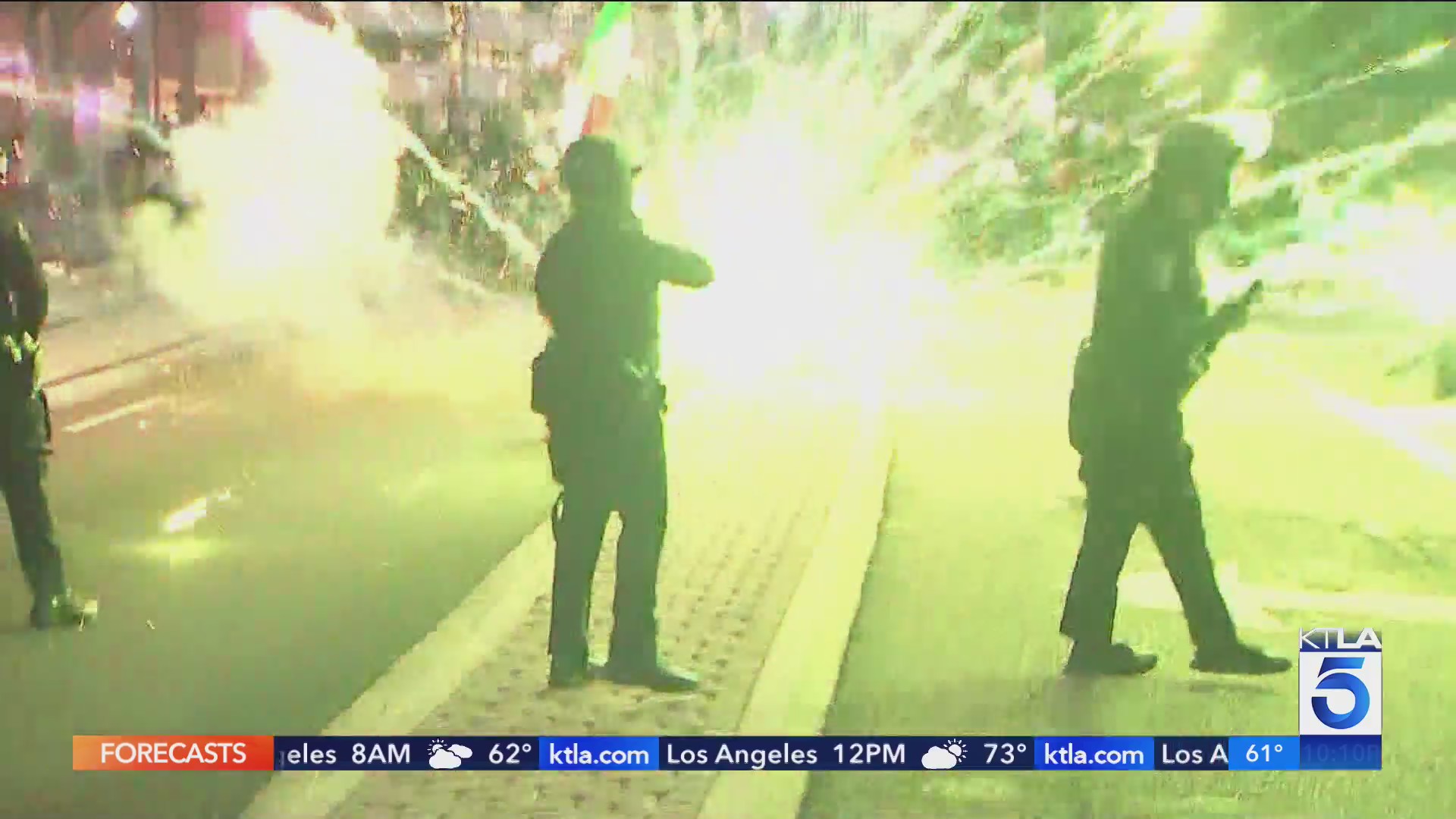 Protesters set off fireworks in Orange County – WKRG News 5