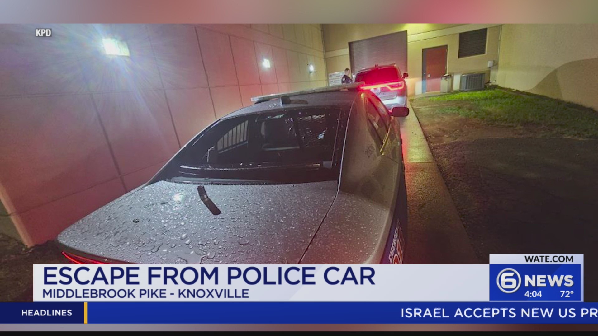 Woman accused of kicking out Knoxville police car window – WATE 6 On ...