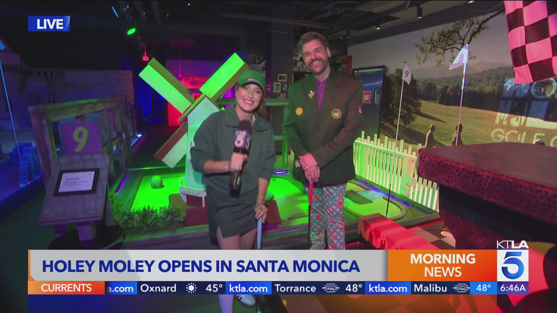 Holey Moley brings mini golf fun to Santa Monica – KTLA