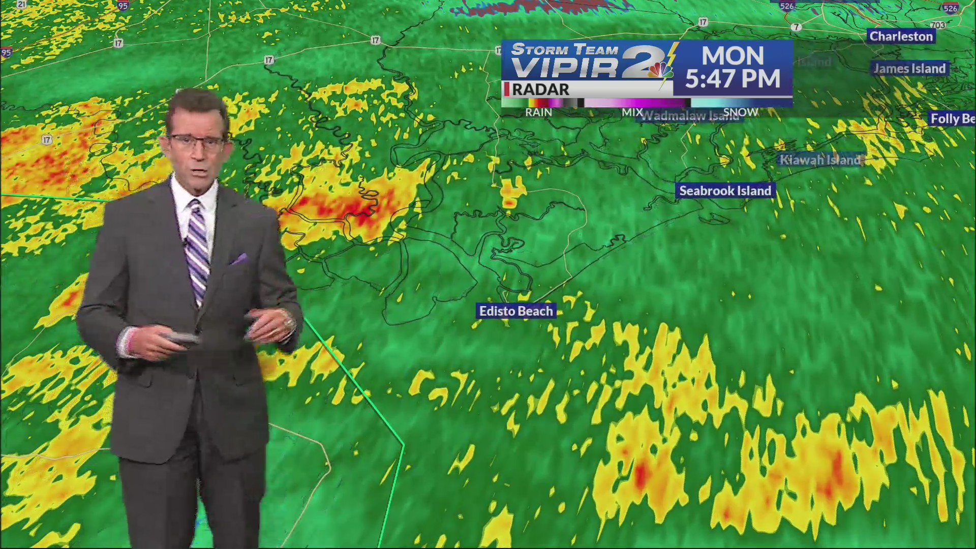 Rob Fowler provides 5:53 p.m. update on Tropical Storm Debby – WCBD News 2