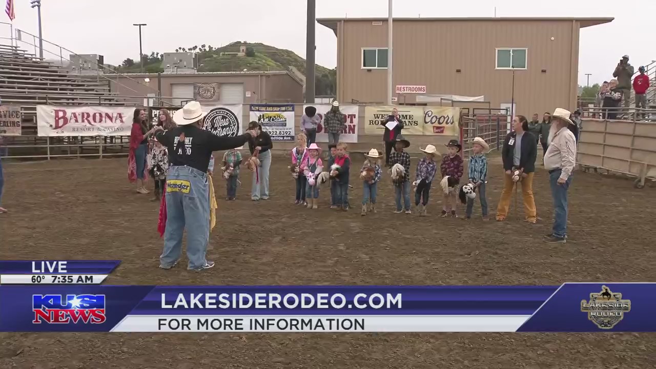 Kids practice for stick horse races ahead of the Lakeside Rodeo – FOX 5 ...
