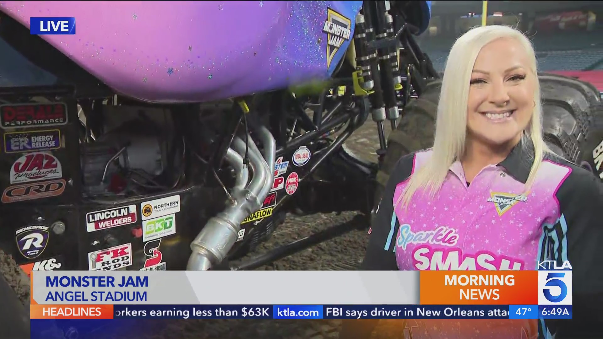 Monster Jam roars back to Anaheim – KTLA