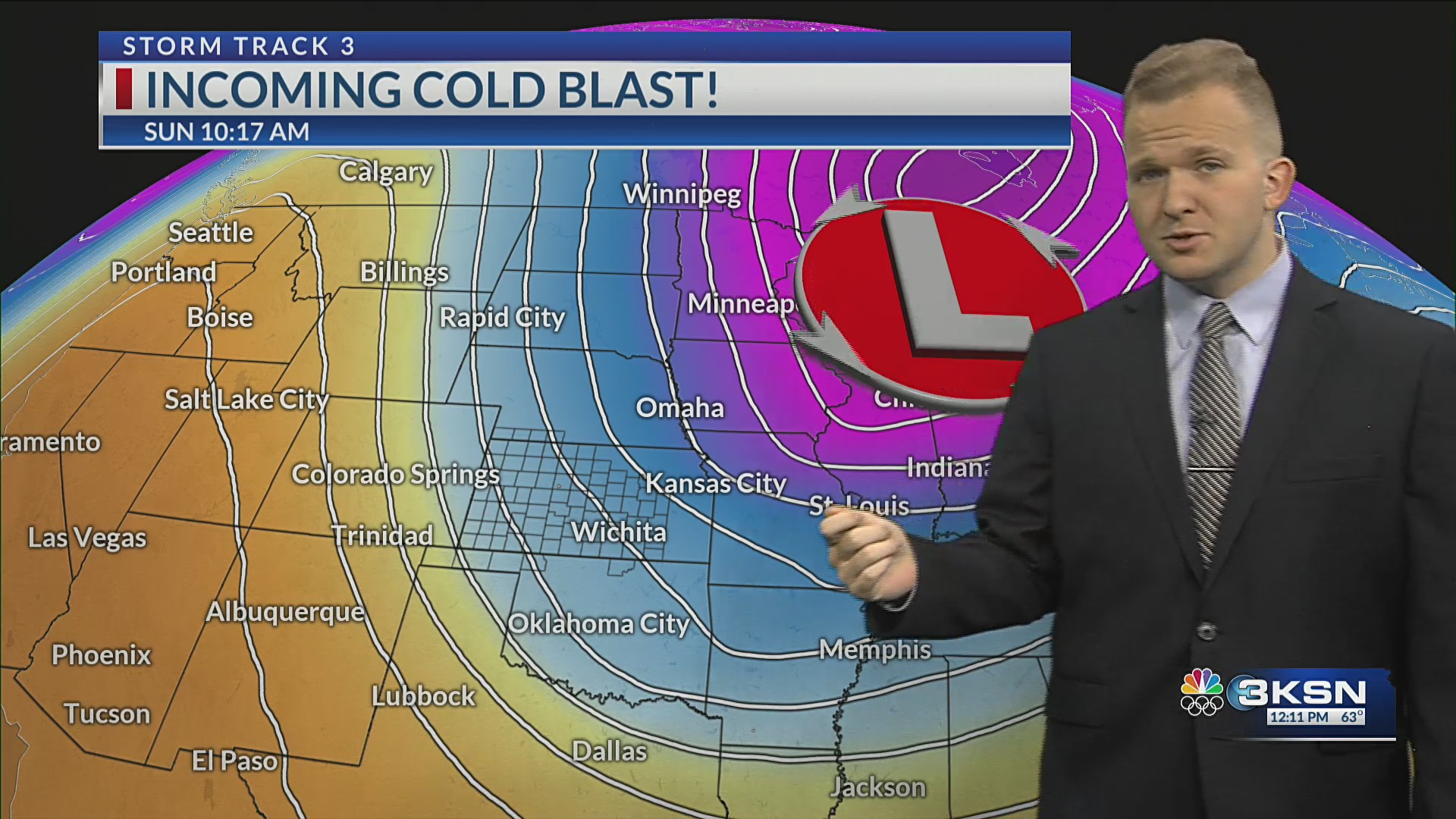Storm Track 3 Forecast: Mild Friday, weekend cold snap brings freezing ...