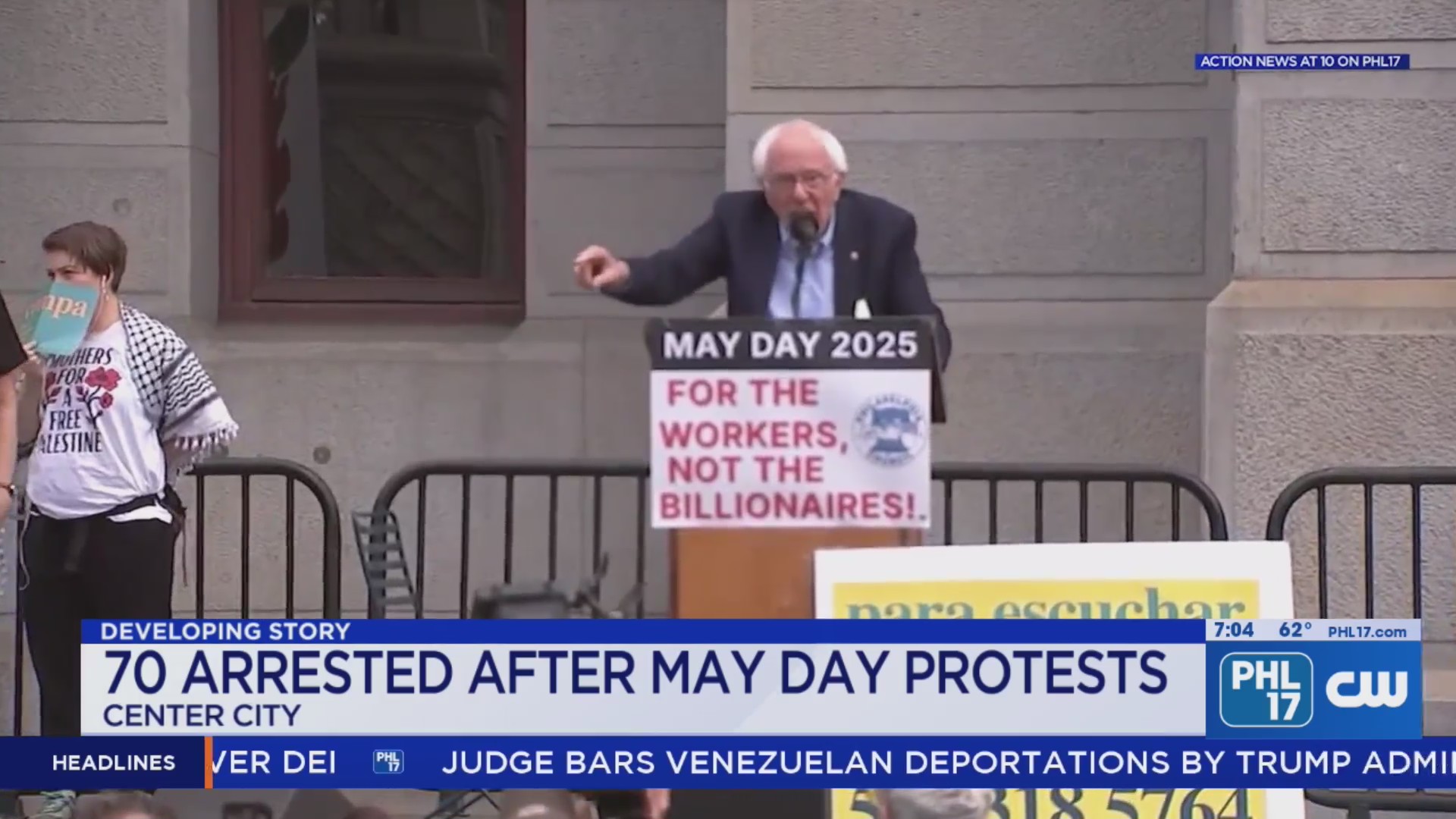 70 arrested after Center City May Day protests – PHL17.com
