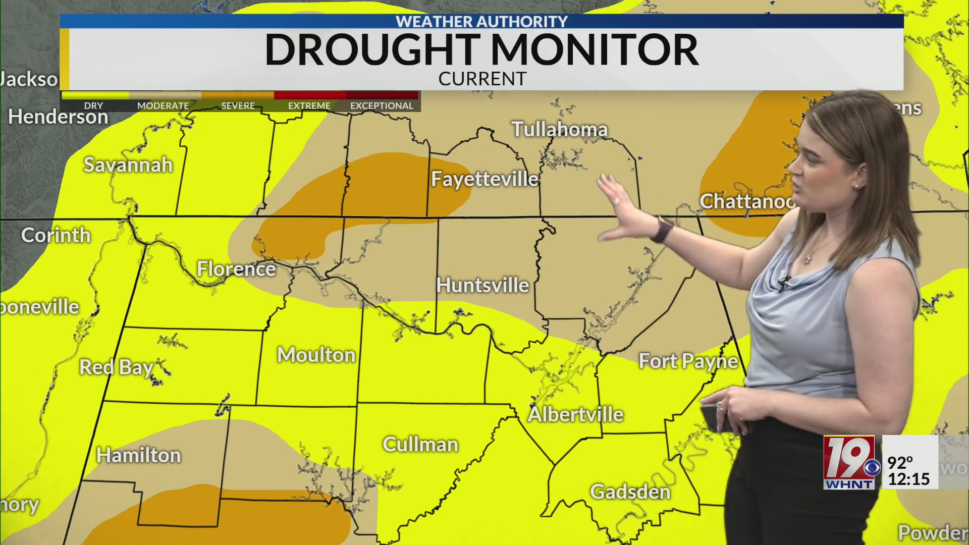Noon Weather Forecast Update (8/1/2024) – WHNT.com