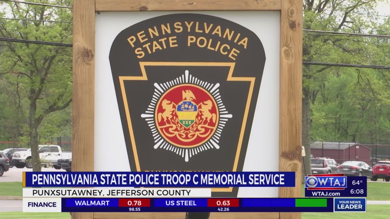 Pennsylvania State Police Troop C holds memorial service for fallen ...