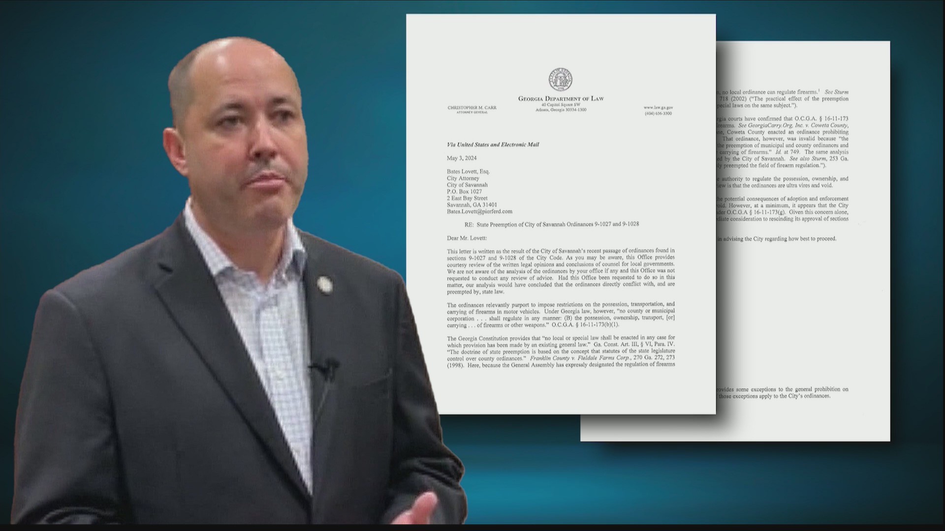 Georgia Attorney General sends letter saying Savannah gun storage ...