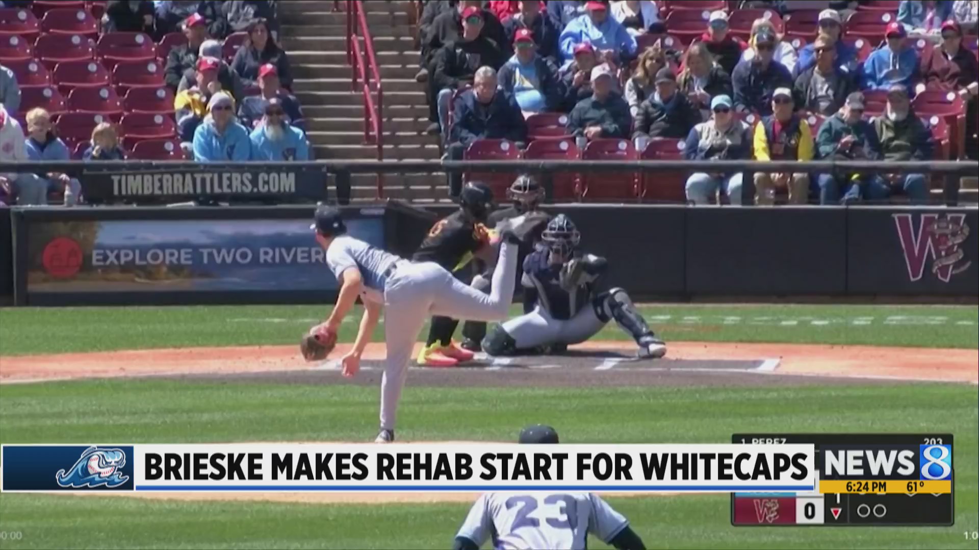 Brieske makes rehab start for Whitecaps – ABC22 & FOX44