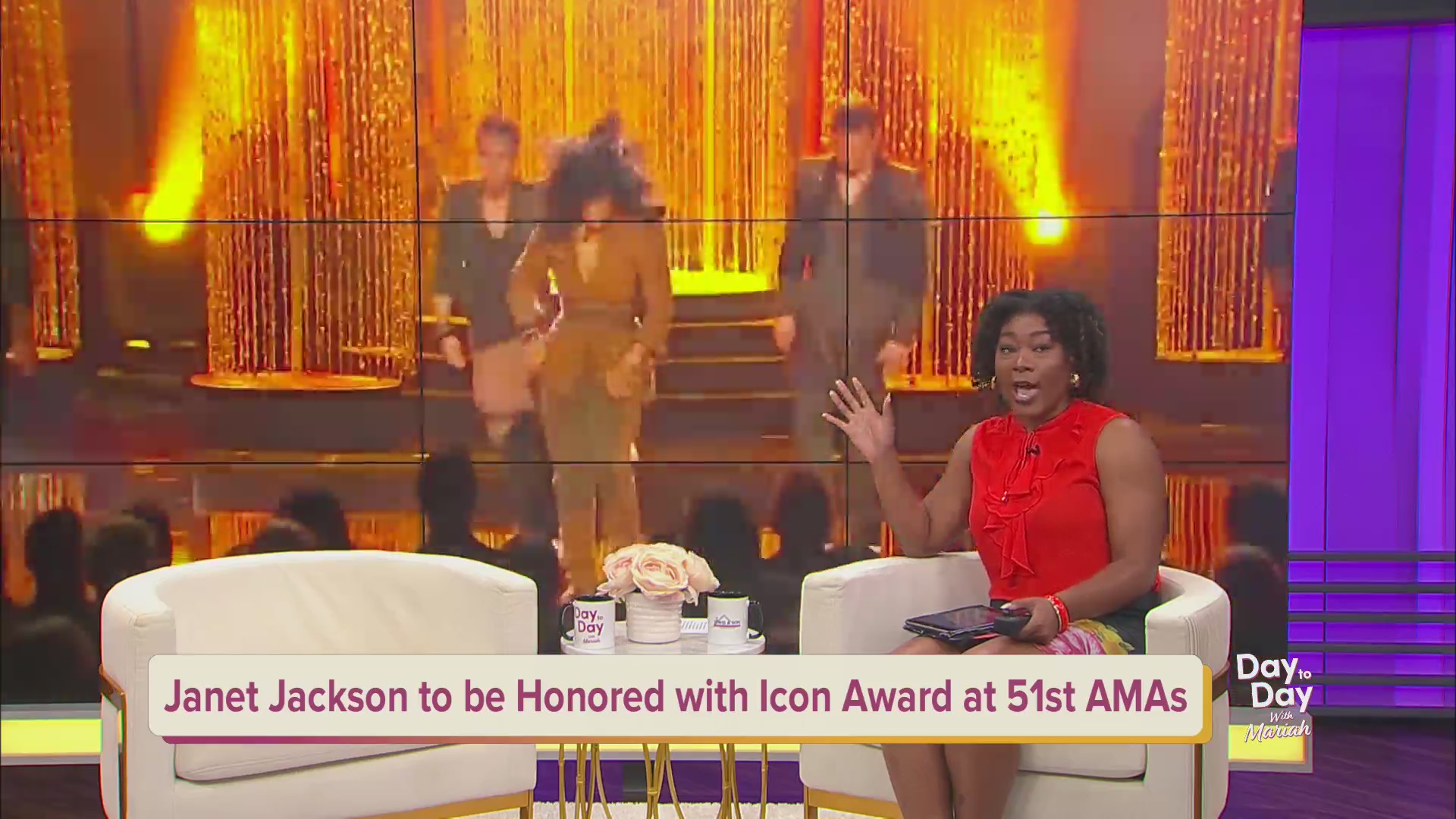 Janet Jackson Being Honored at the 51st AMAs | Day to Day with Mariah ...