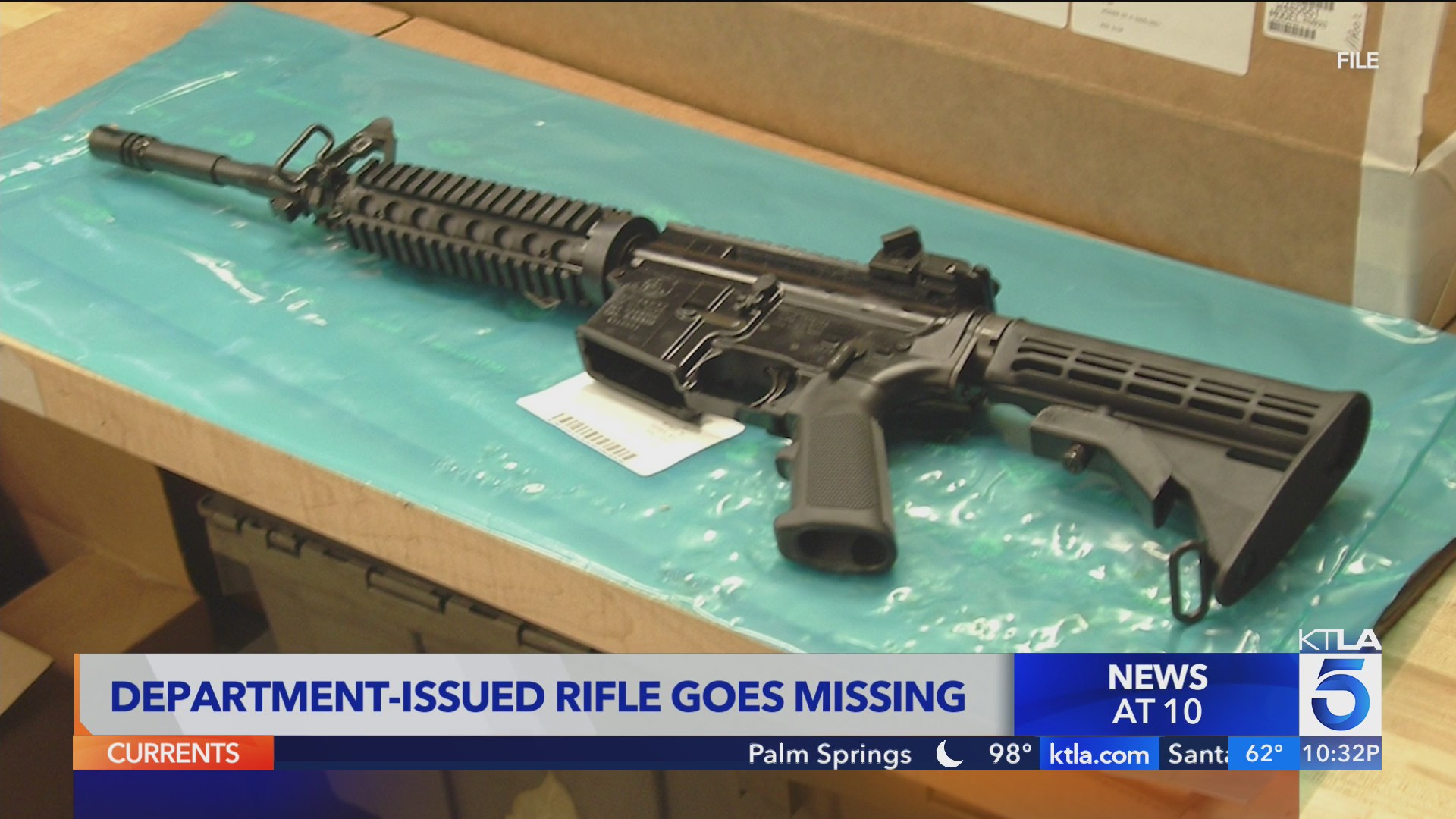 LASD-issued rifle goes missing with 150 rounds of ammo – KTLA