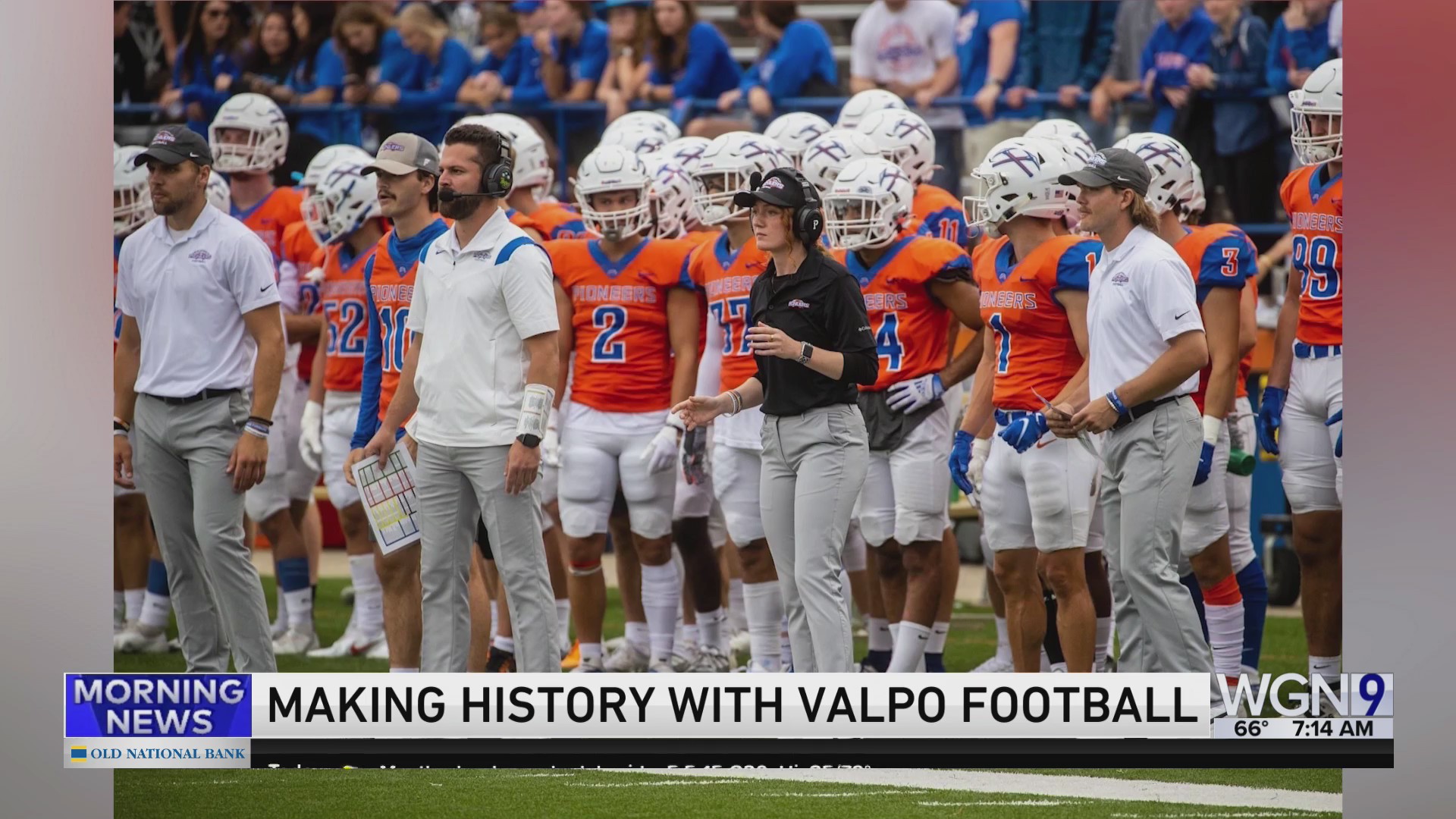 Coach Making History with Valpo Football – WGN-TV