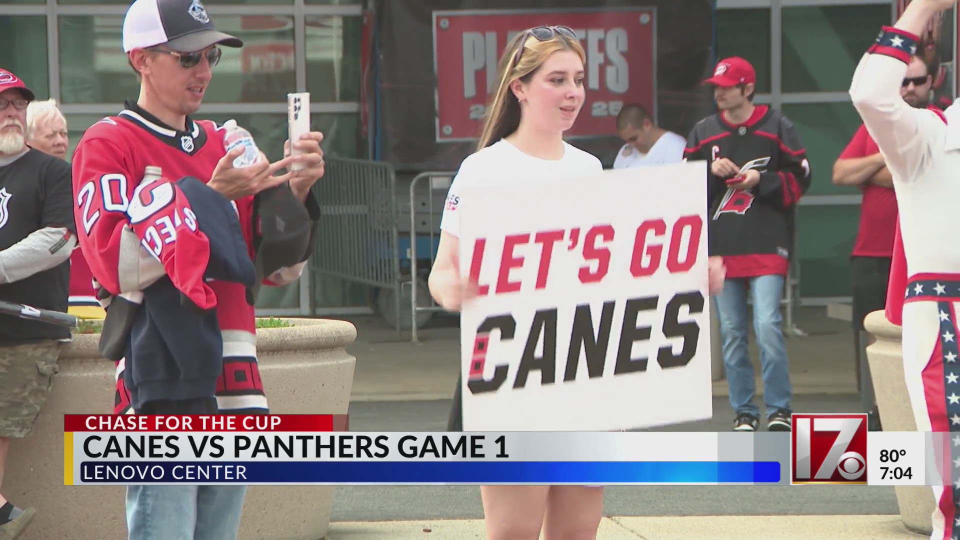 Fans ready for Canes’ Game 1 vs. Florida Panthers – CBS17.com