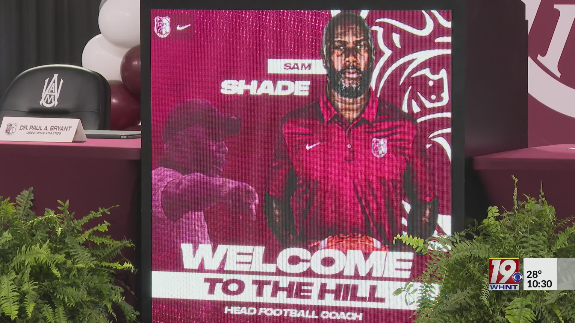 Alabama A&M Introduces Sam Shade As New Football Coach | Jan. 6, 2025 ...