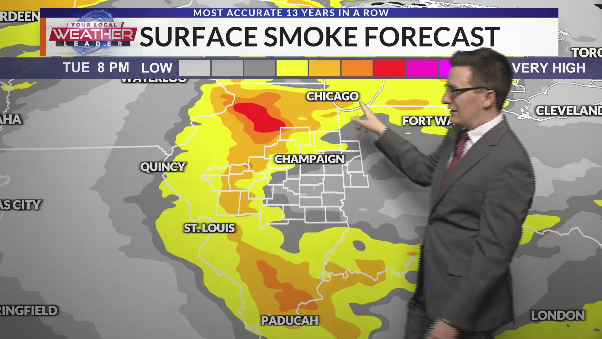Jacob: “More air quality issues from smoke, but rain on the way” – WCIA.com