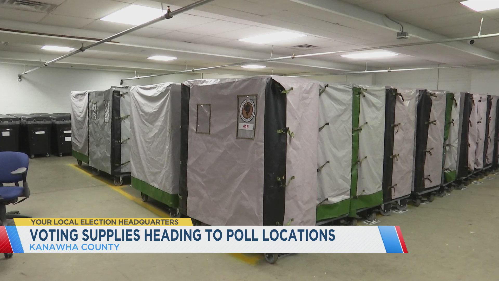 Voting supplies delivered to poll locations across Kanawha County ...