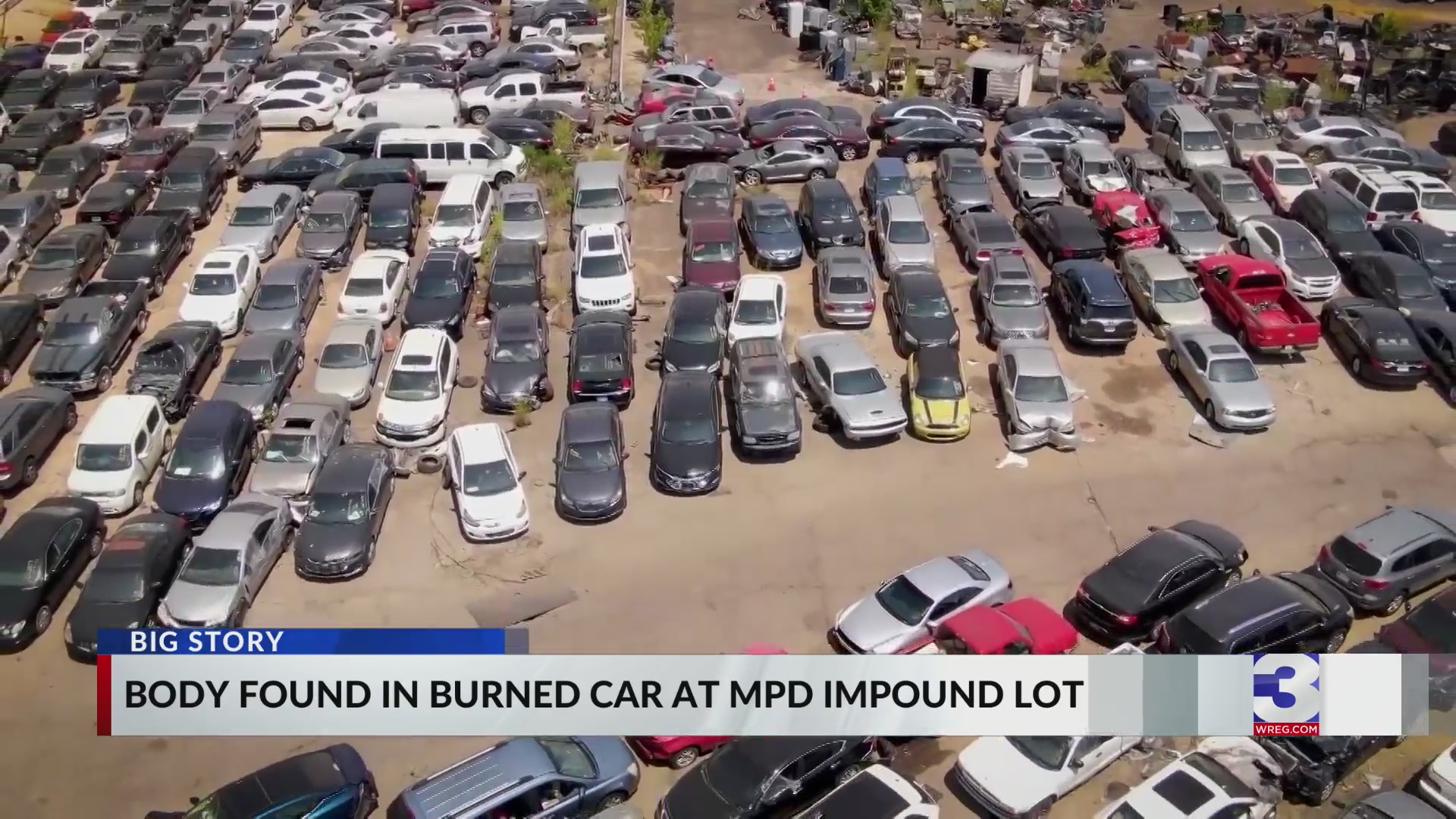 Police say they couldn’t see body in burned car at impound lot – WREG.com