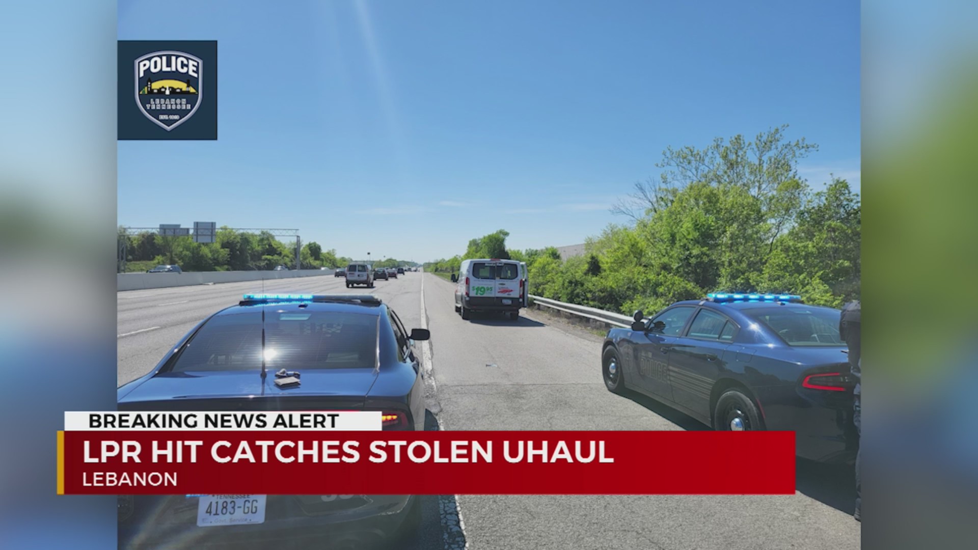 LPR hit catches stolen U-Haul in Lebanon – WKRN News 2