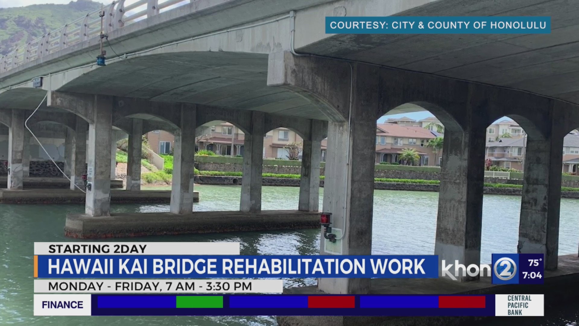 Rehabilitation work for 3 Hawaii Kai bridges begins – KHON2