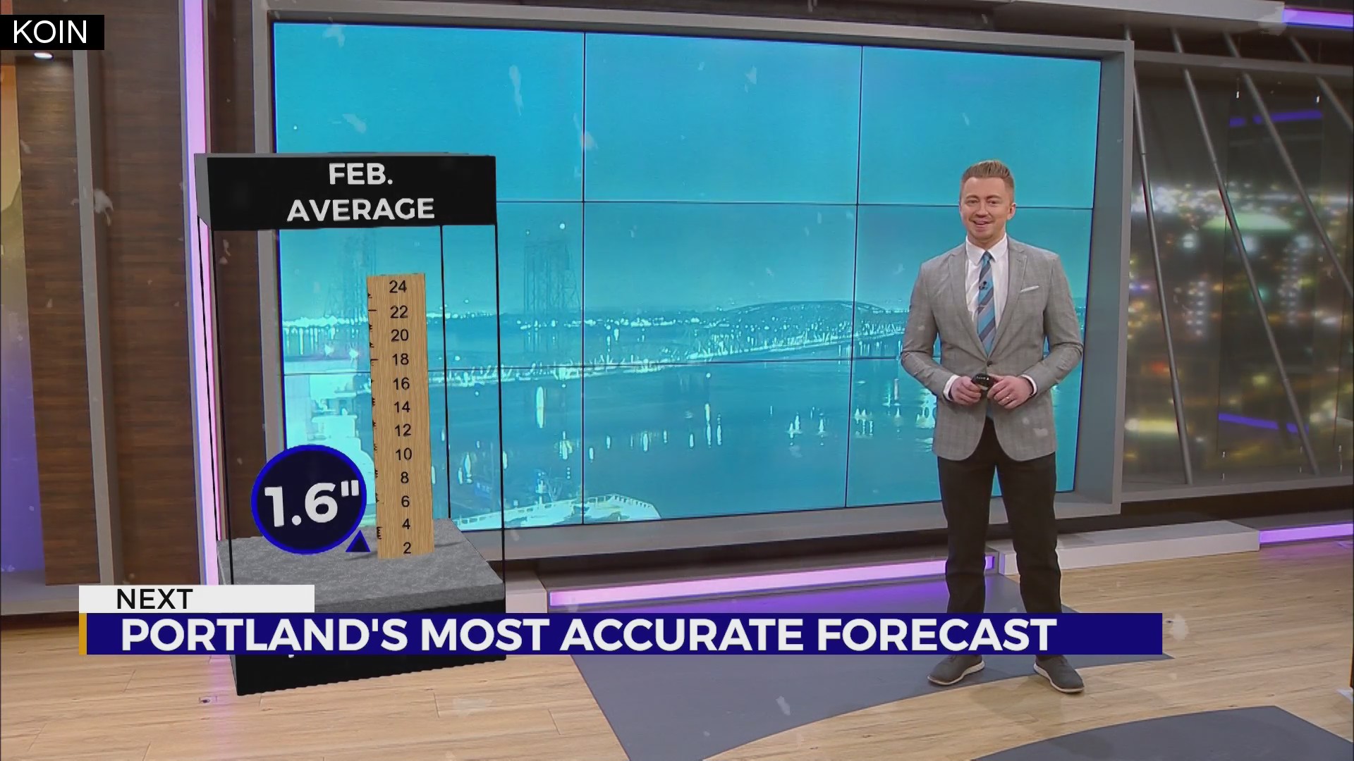 Portland average February snowfall – KOIN.com